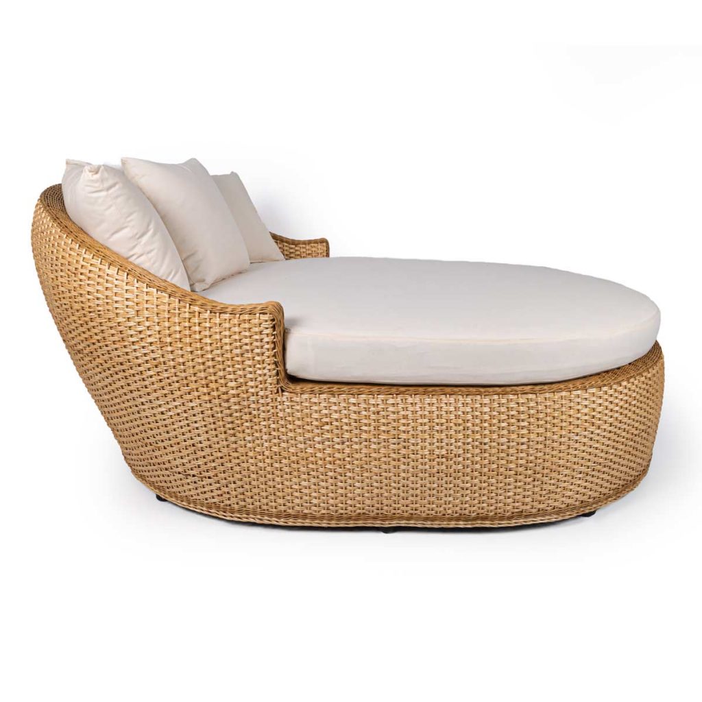Daybed OVAL en rattan – Rattan Colombia