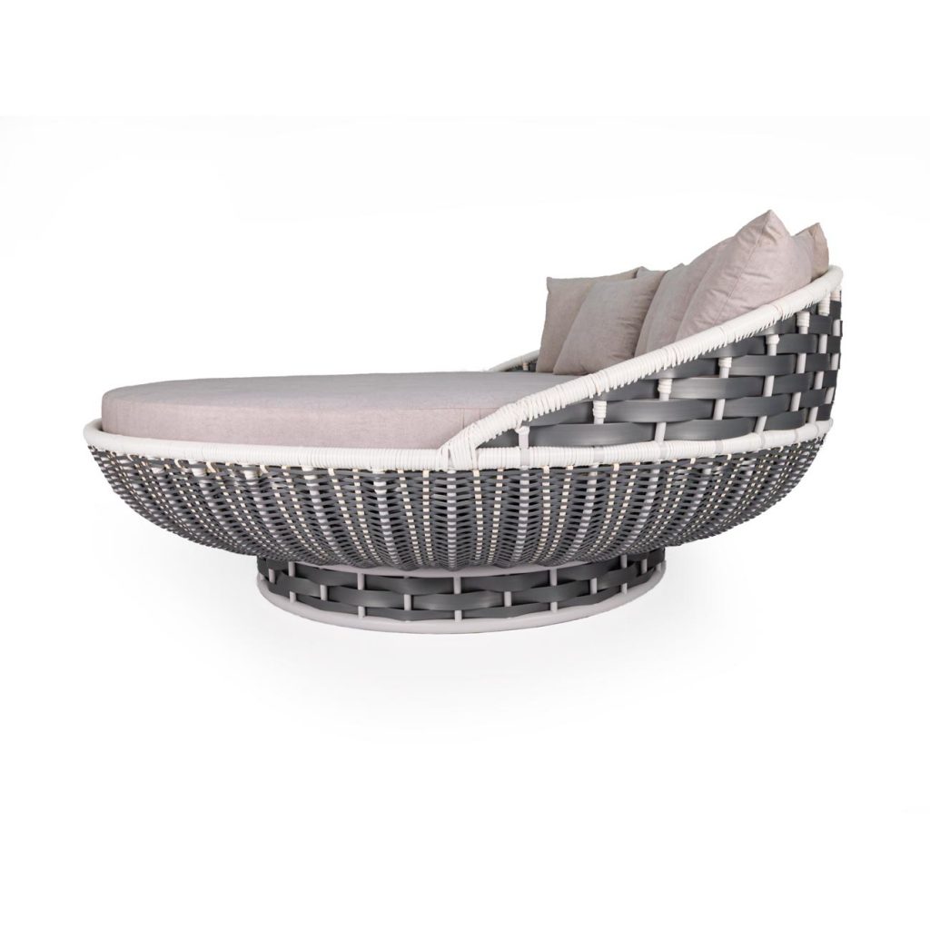 Daybed OVAL en rattan – Rattan Colombia